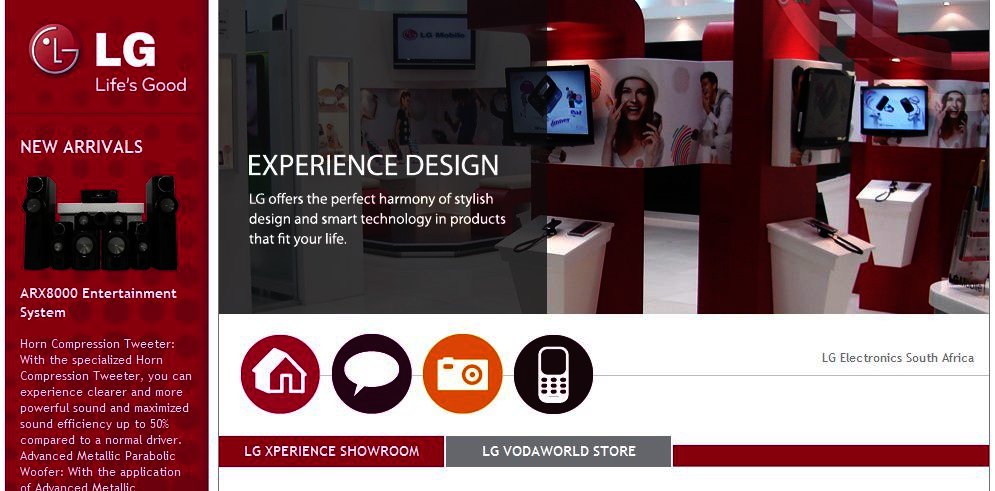 News: LG Electronics launches experience store website